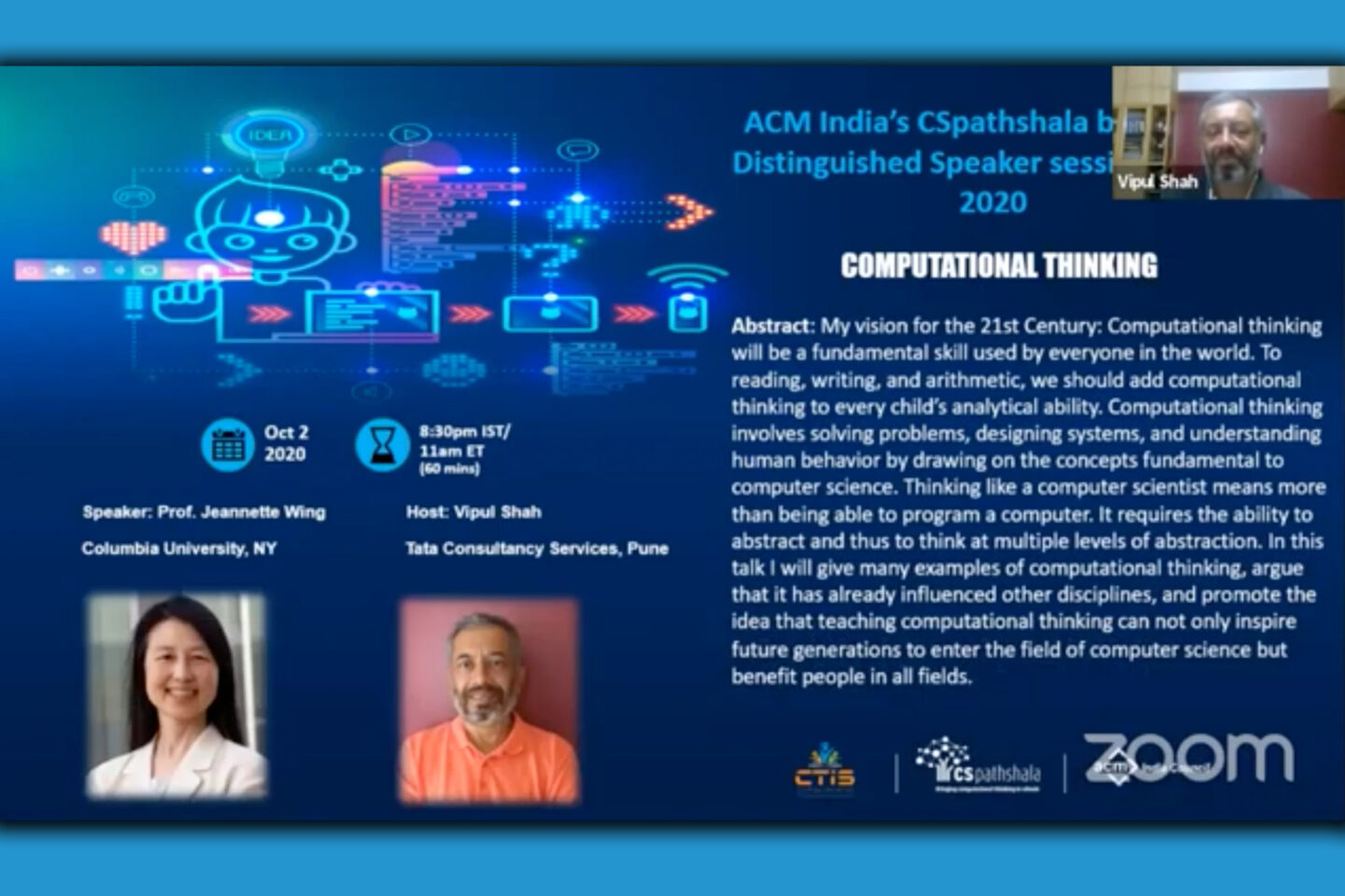 WATCH: DSI Director Jeannette M. Wing on Computational Thinking in ...