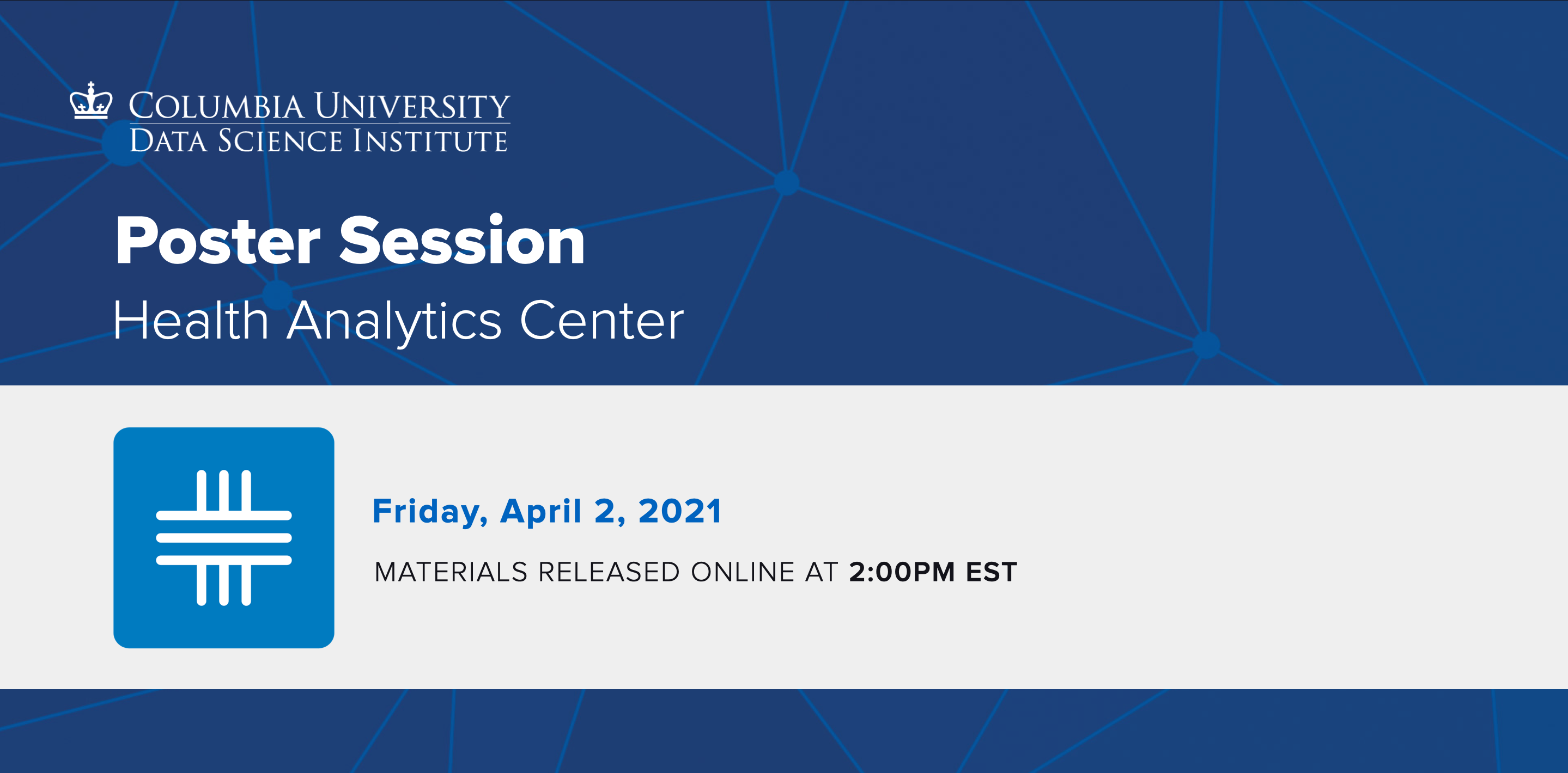 Health Analytics Poster Session (2021) - The Data Science Institute at ...