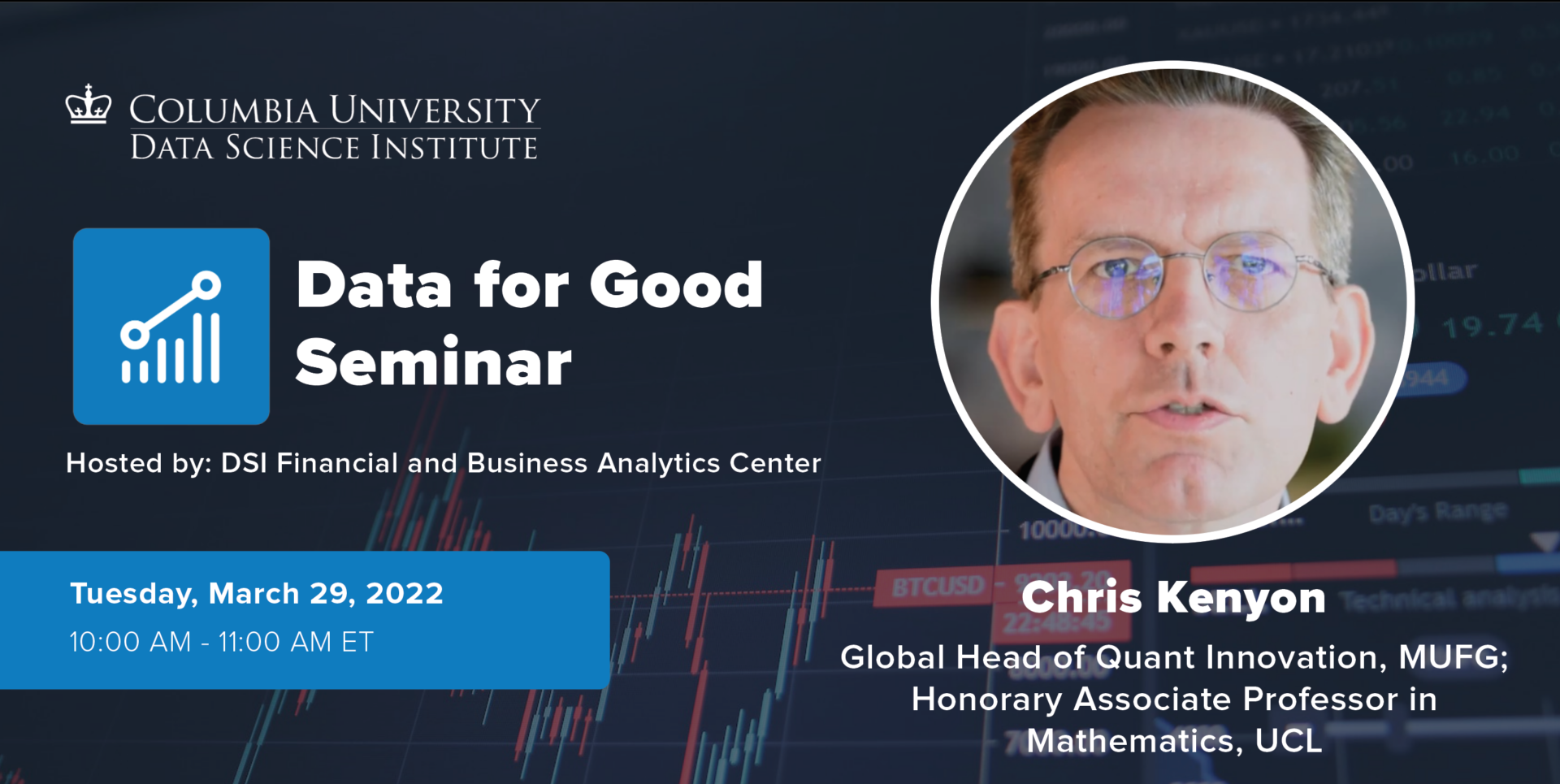 Data for Good Seminar: Chris Kenyon, Global Head of Quant Innovation ...