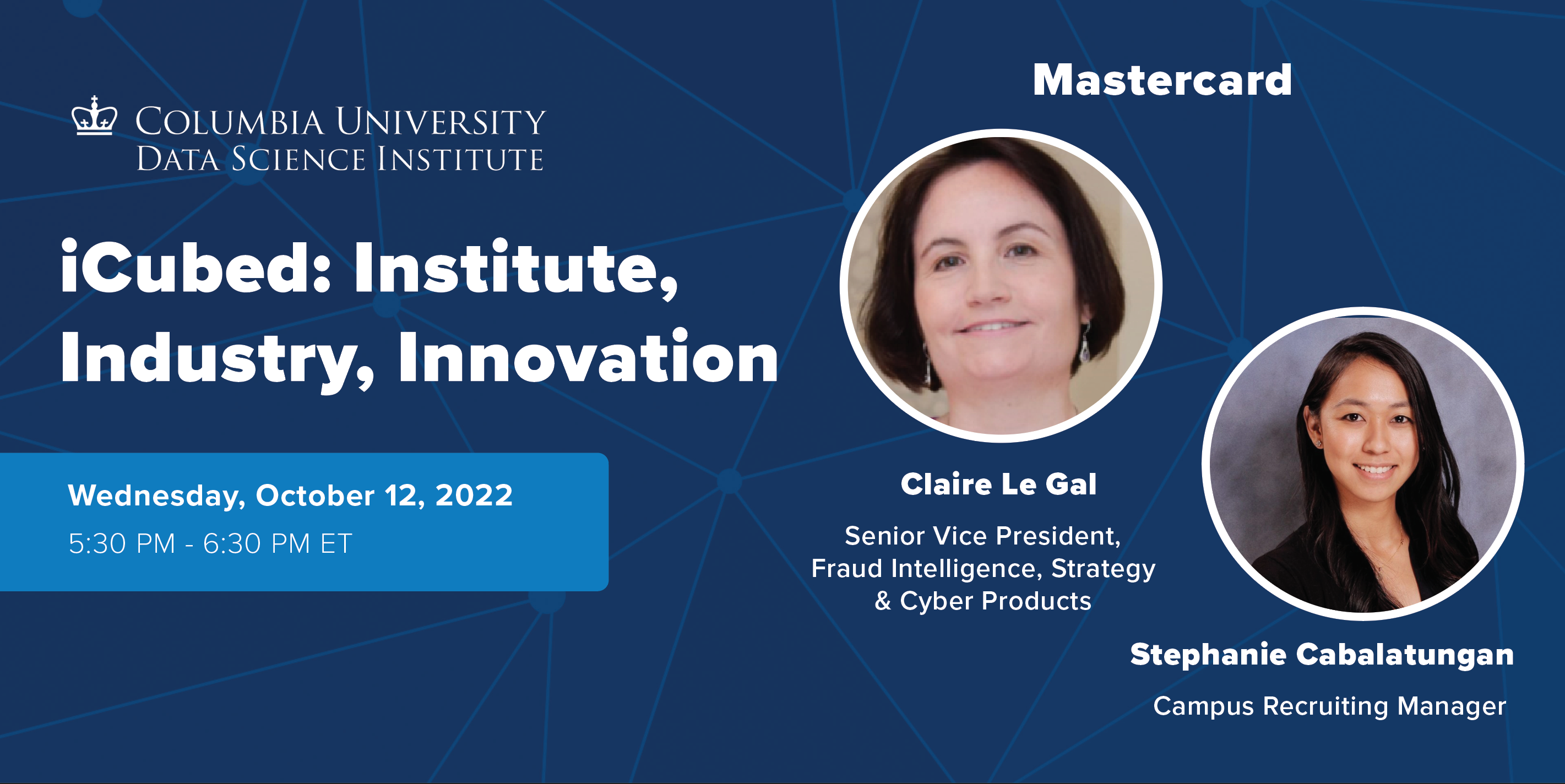 iCubed Seminar: Mastercard (HYBRID) - The Data Science Institute at ...
