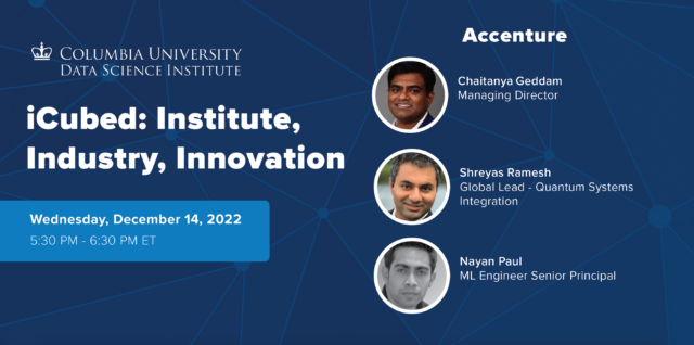 iCubed Seminar: Accenture (HYBRID) - The Data Science Institute at ...