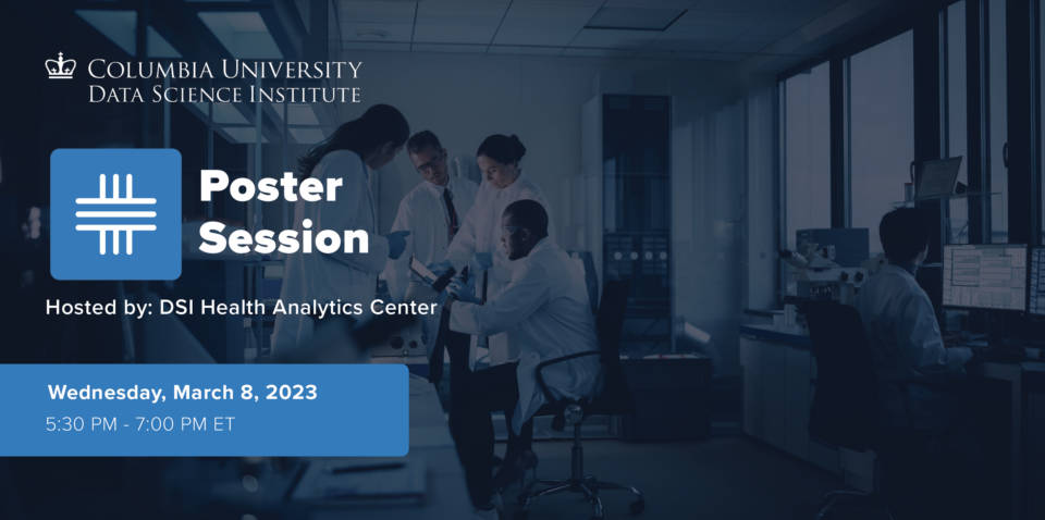 Health Analytics Poster Session (In-Person -Spring 2023) - The Data ...