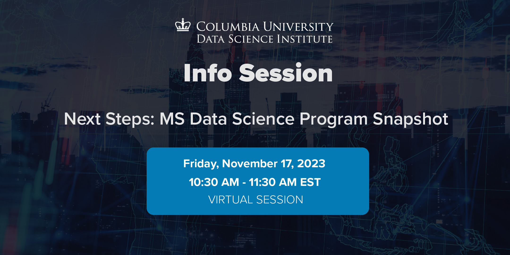 Virtual Info Session: Next Steps: MS Data Science Program Snapshot ...