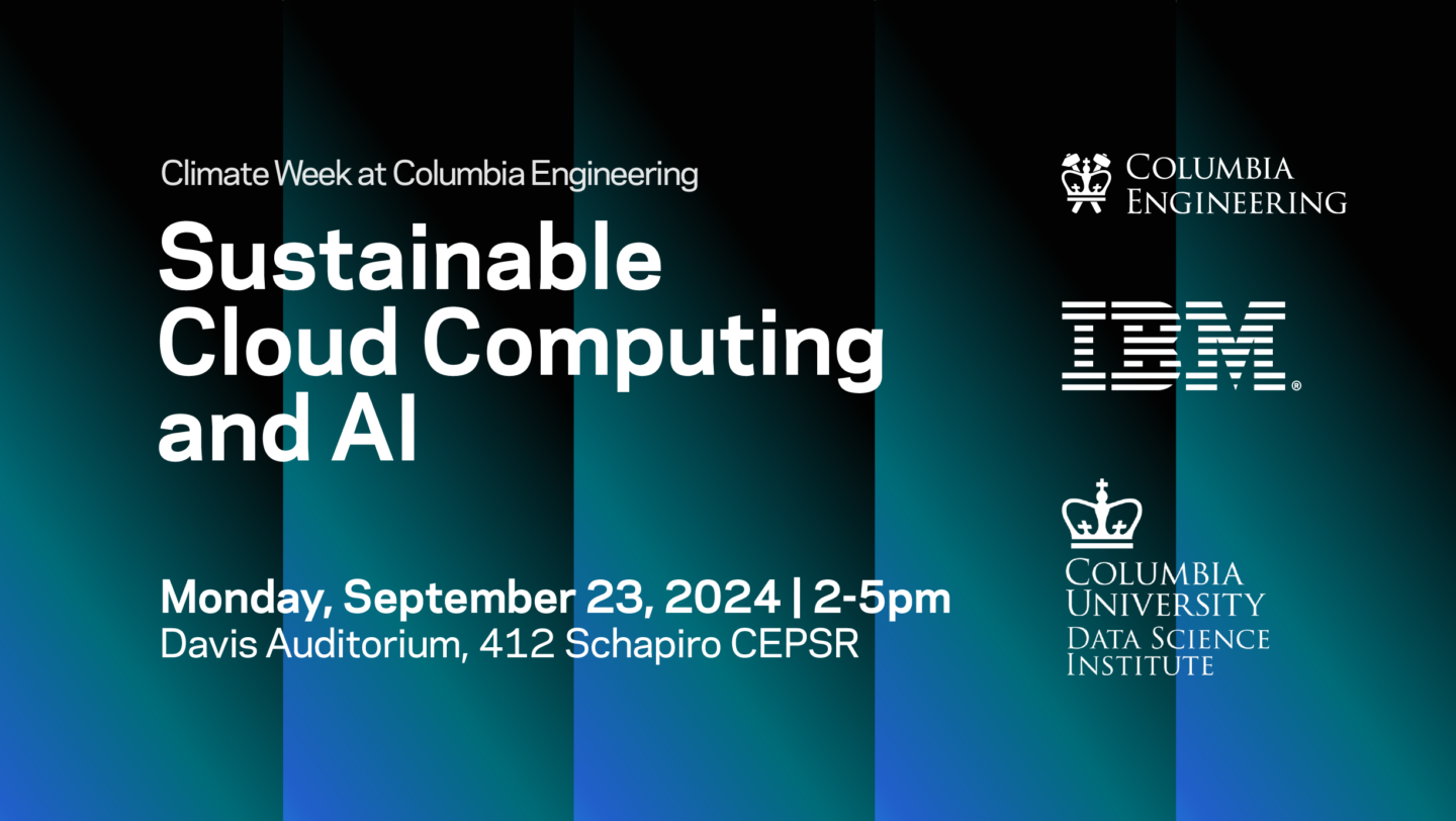 Sustainable Cloud Computing and AI - The Data Science Institute at ...