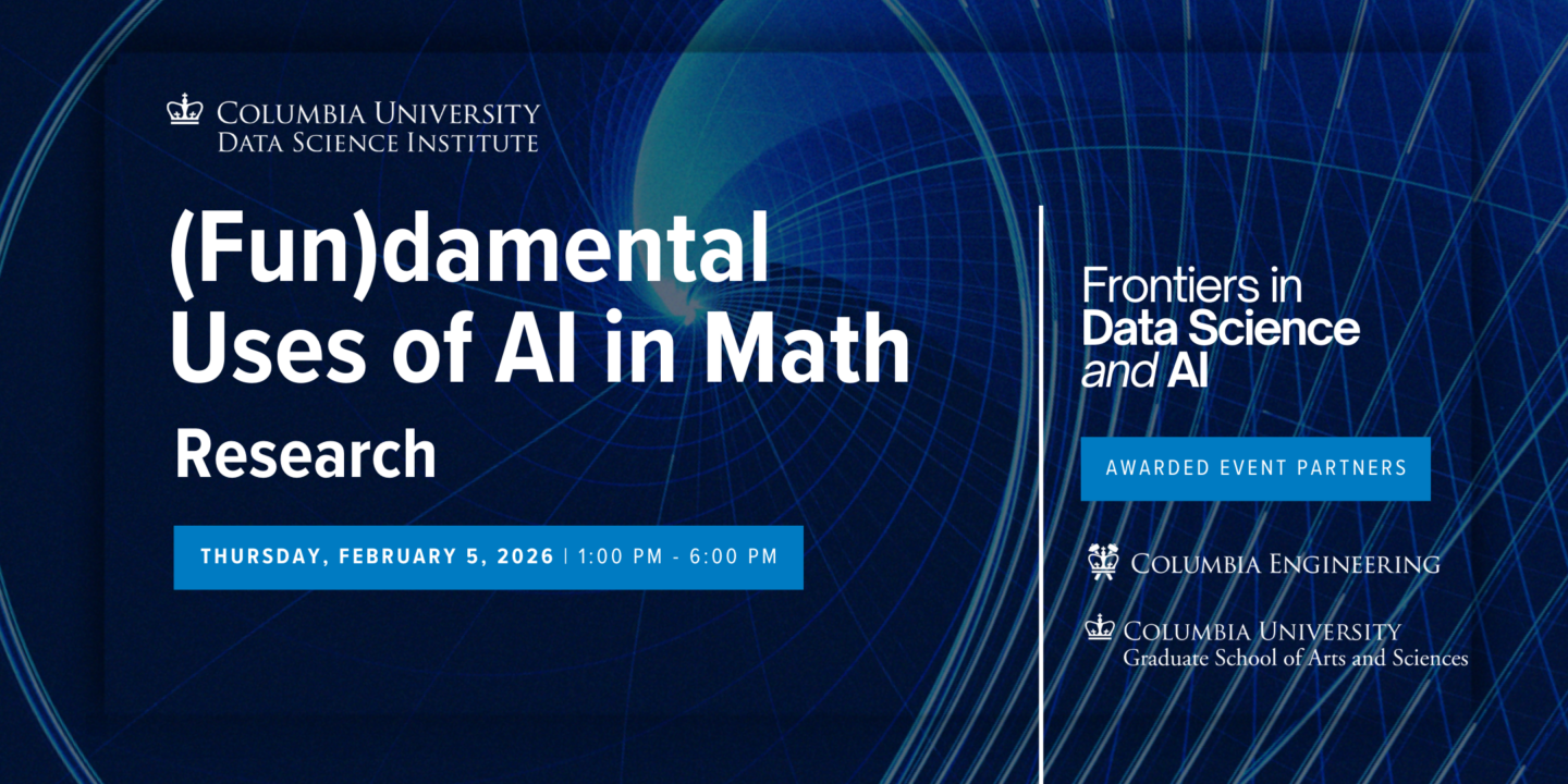 (Fun)damental Uses of AI in Math: Research - The Data Science Institute ...